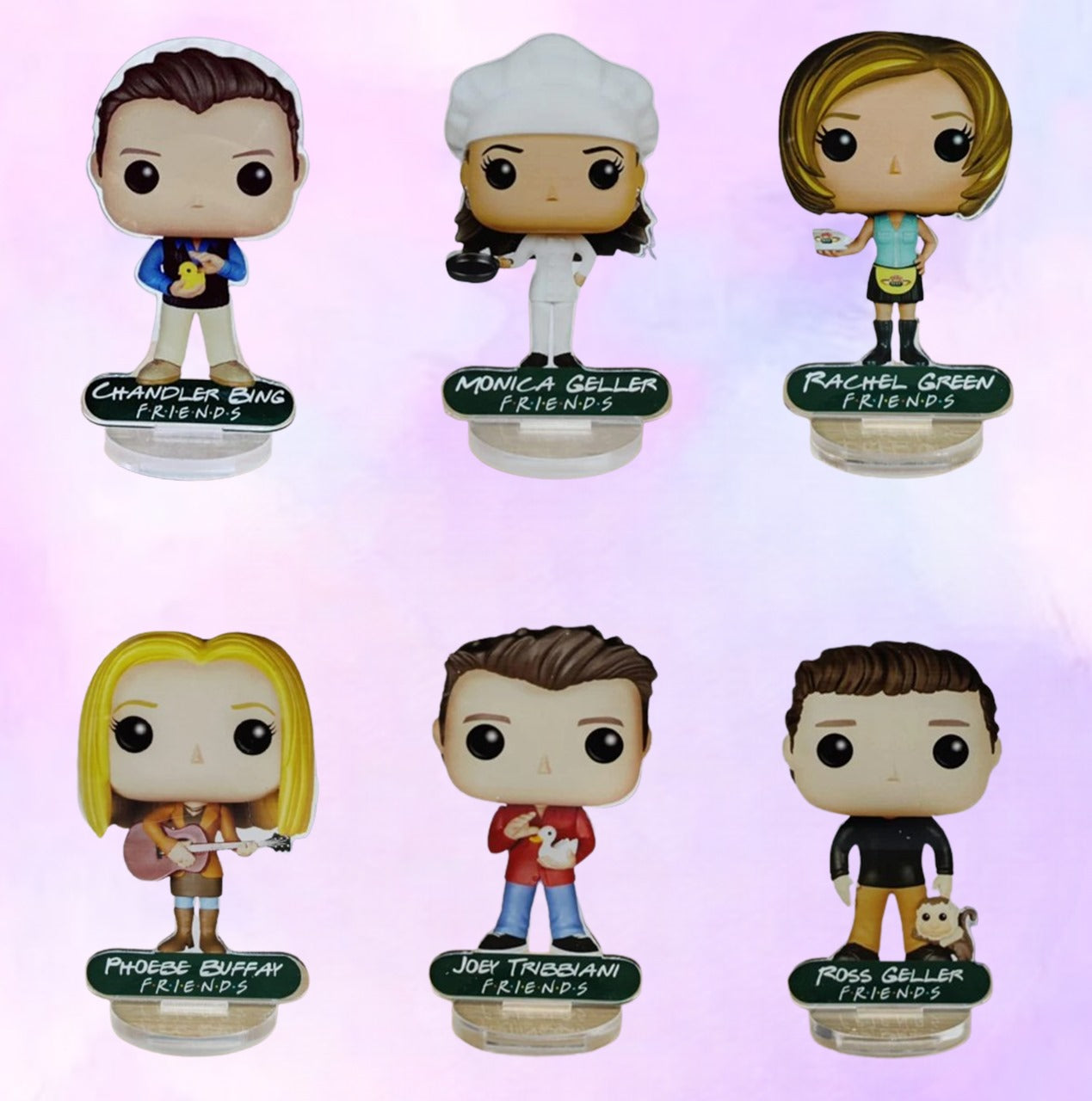 Friends TV Series Figures With Stand (Choose from DropDown) – Crazygifts.in